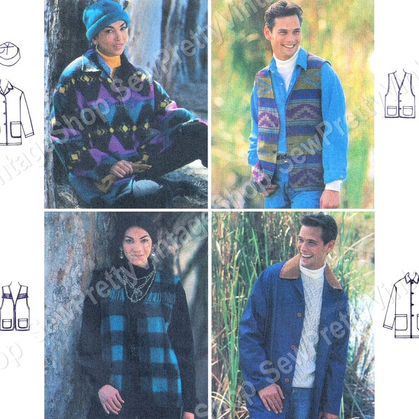 Mens Barn Coat Pattern - Etsy