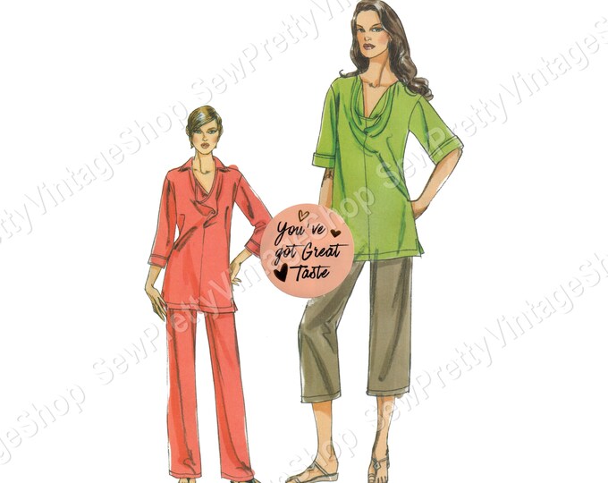 New Look 0946 Modest Casual Clothing: Boat Neck Cap or Three Quarter ...