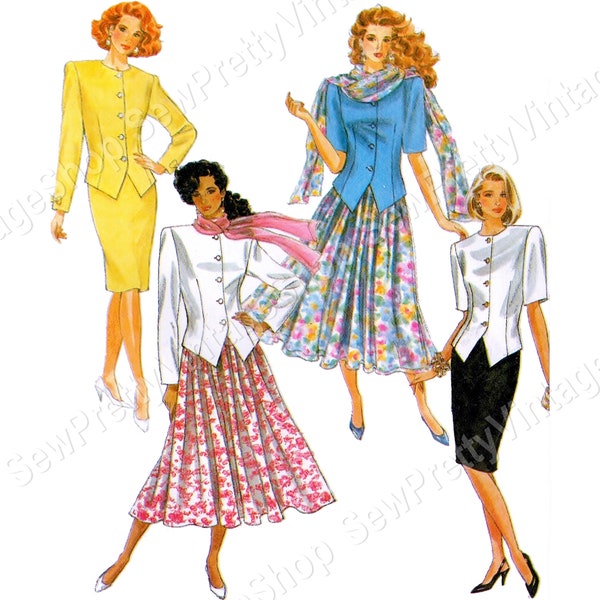 Pencil Skirt Suit - Etsy