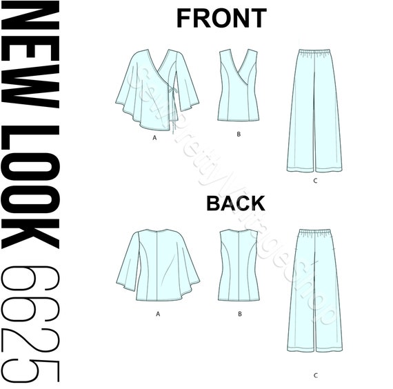 Sewing & Needlecraft New Look 6625 10 Plus Size 16 14 18 1990s Fitted ...