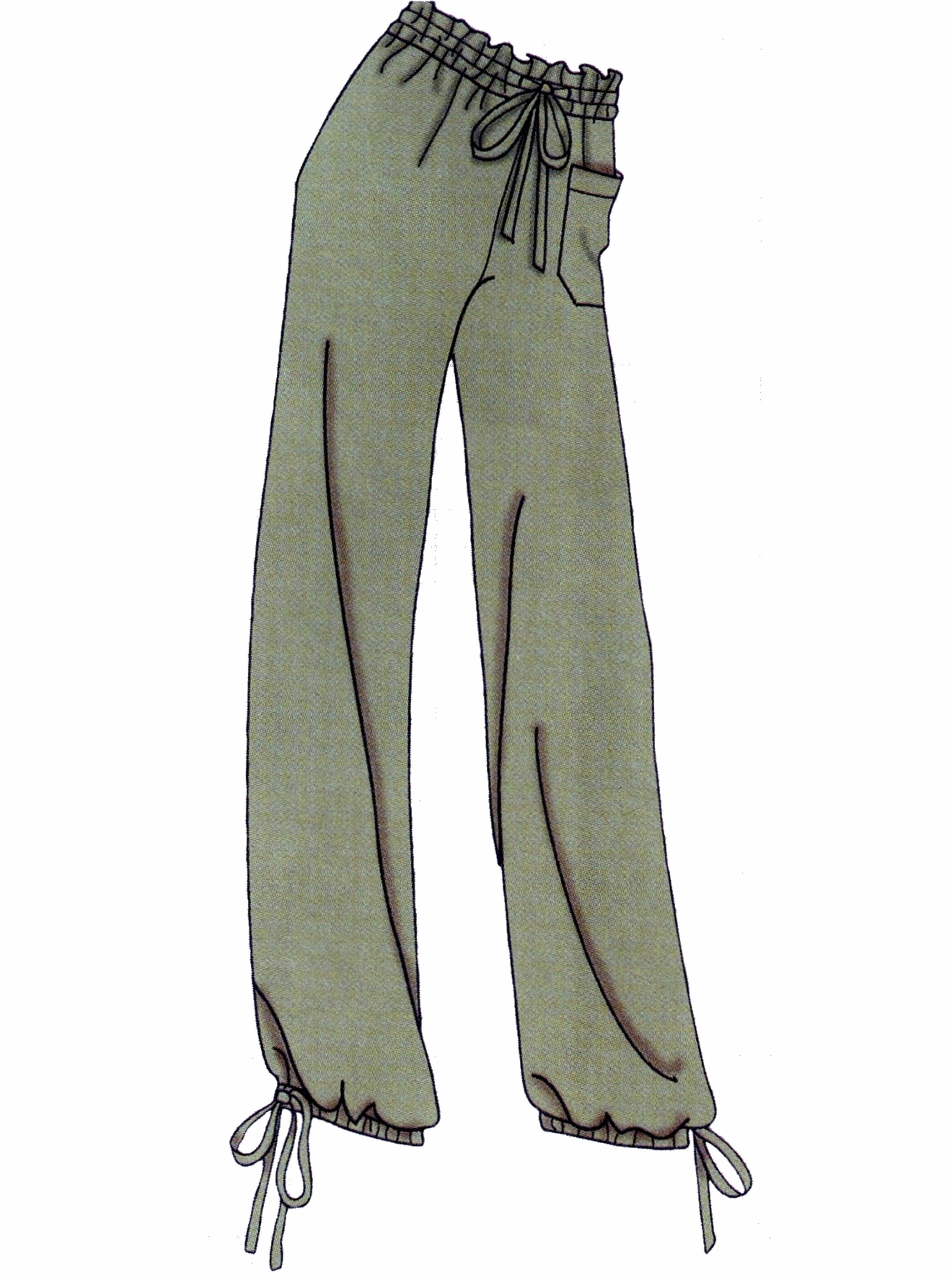 Sewing knee length peasant skirts pants capris Simplicity 2414 Summer ...