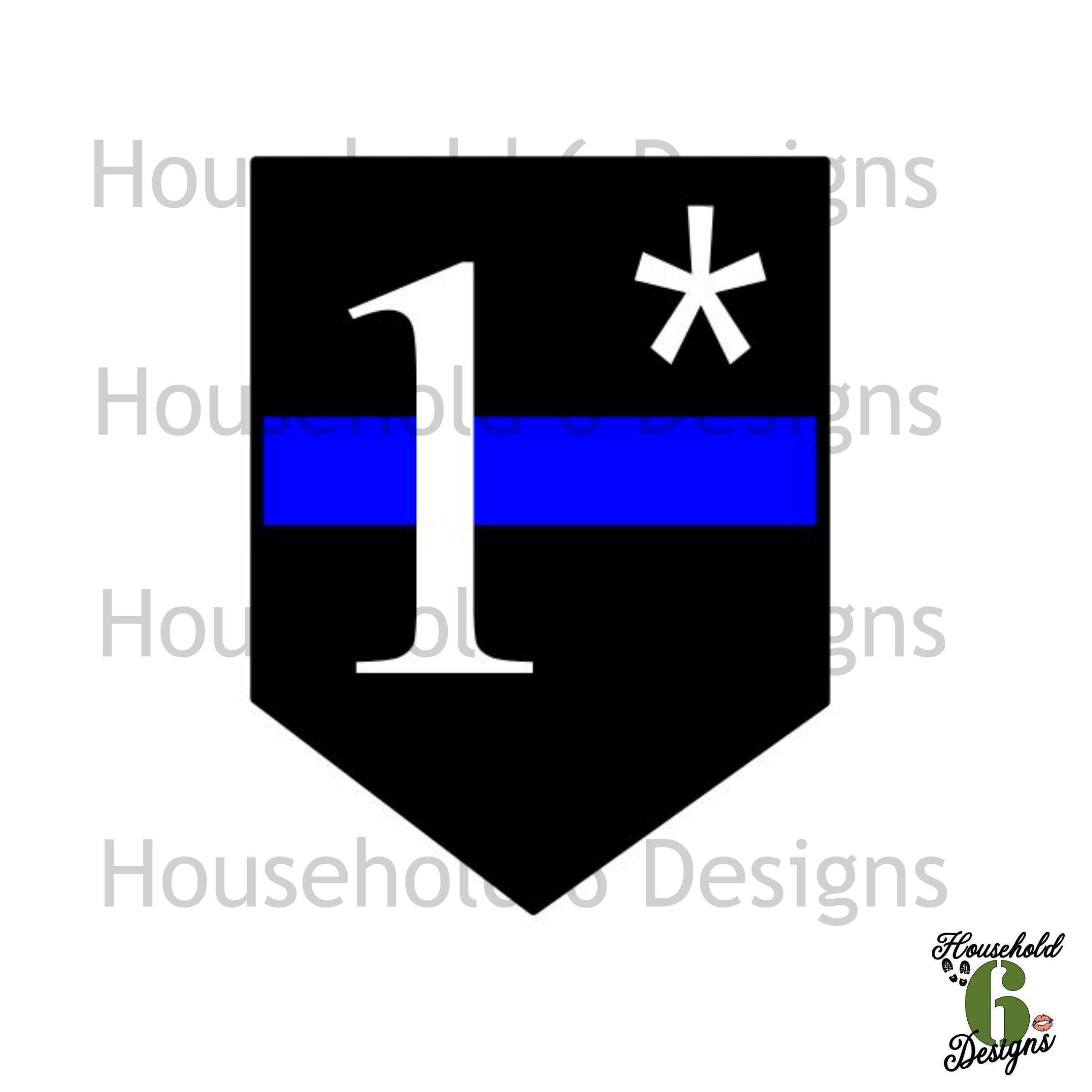 1 Asterisk ( 1 Ass to Risk ) Law Enforcement Digital Download - SVG PNG ...
