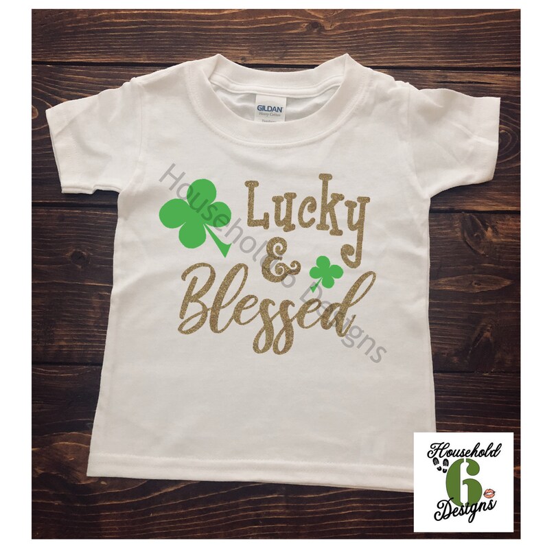 Lucky and Blessed - St Patrick's Day- Digital Download- SVG PNG JPEG - Etsy