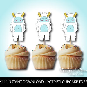 Yeti Party Pack Yeti Birthday Yeti to Party Abominable | Etsy