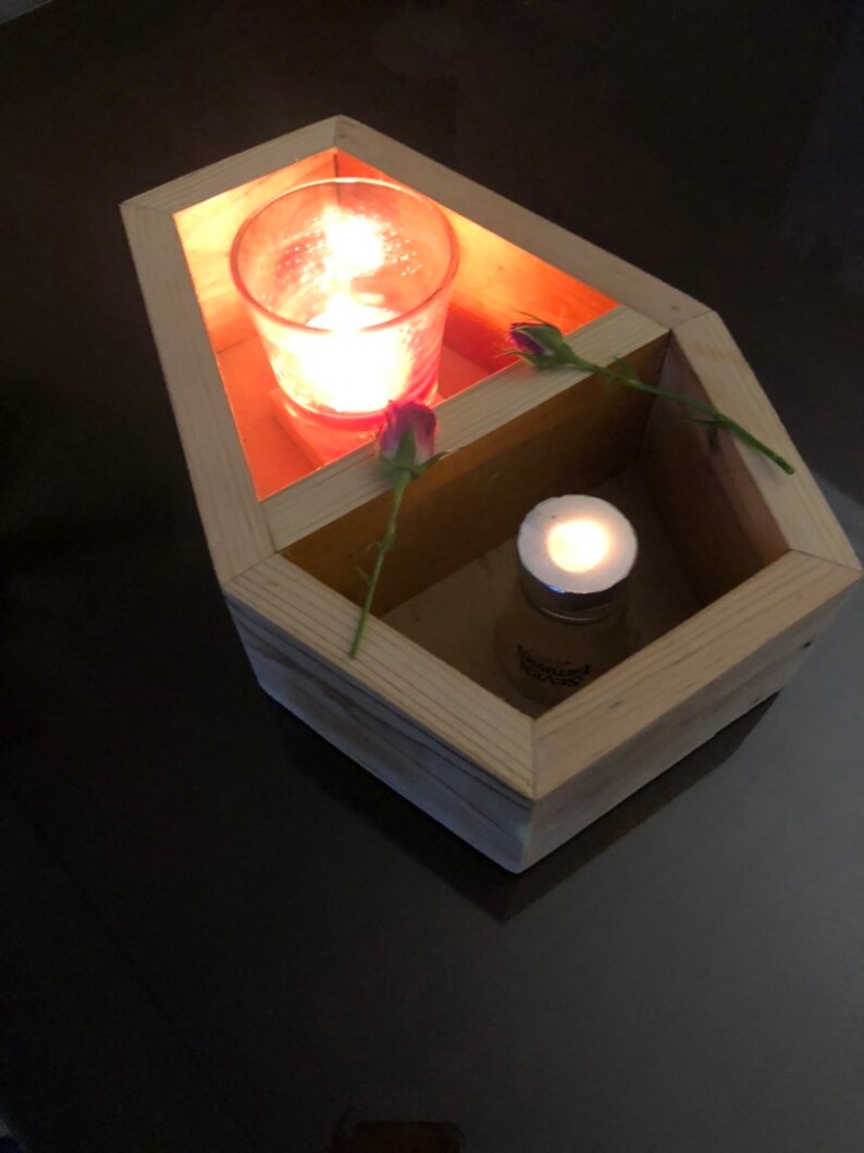 1ft Coffin Shaped Candle Holder - Etsy