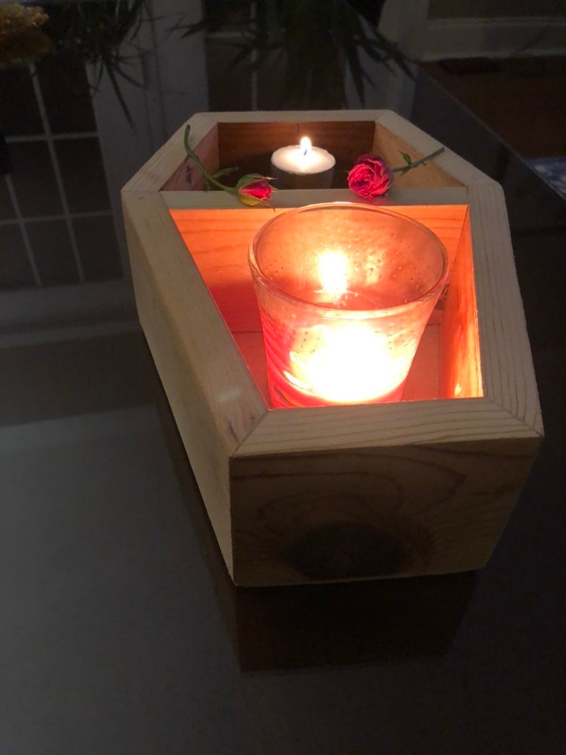 1ft Coffin Shaped Candle Holder - Etsy