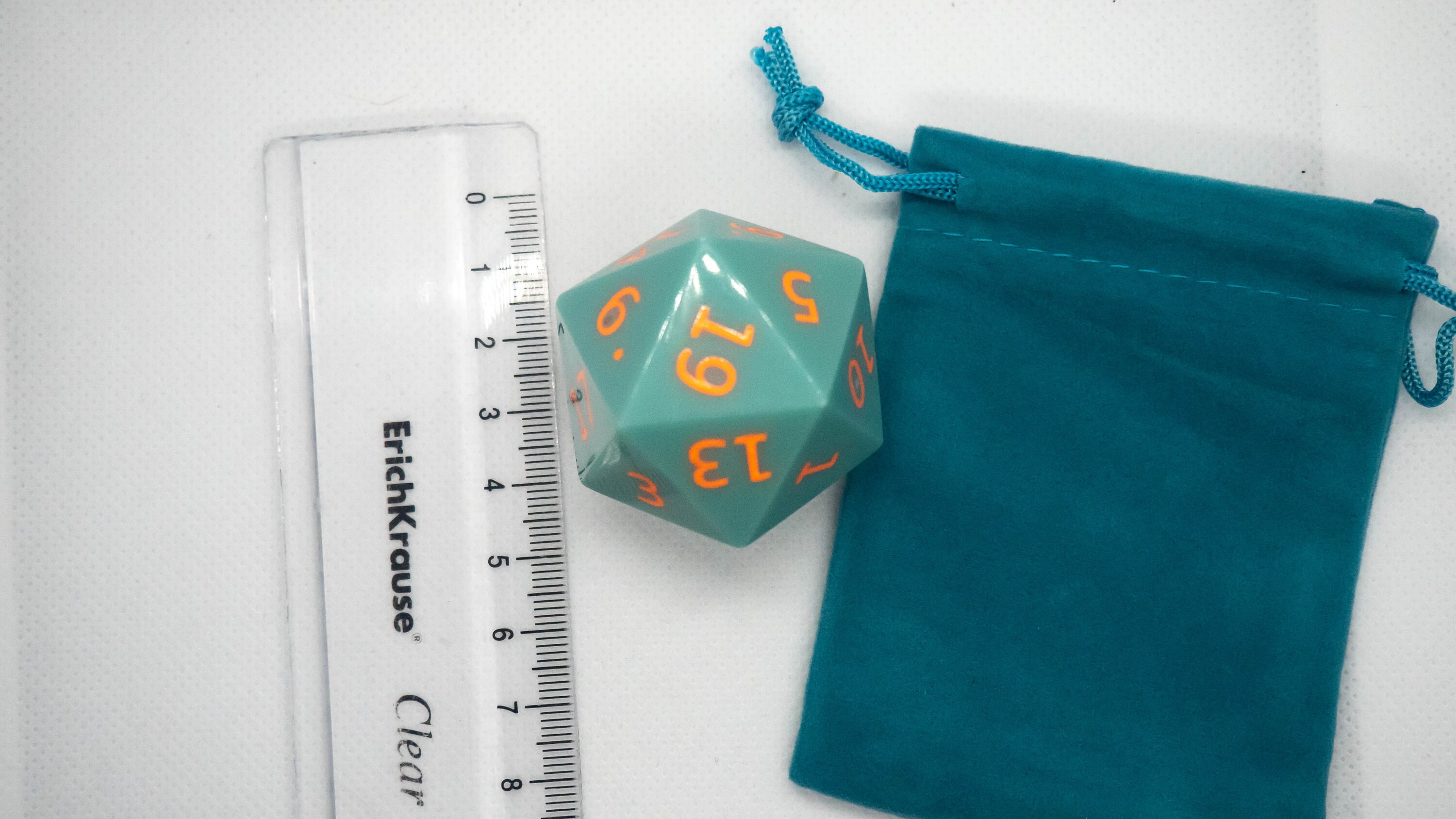 Giant 3d Printed D20 Dice Polished and Painted by Hands - Etsy