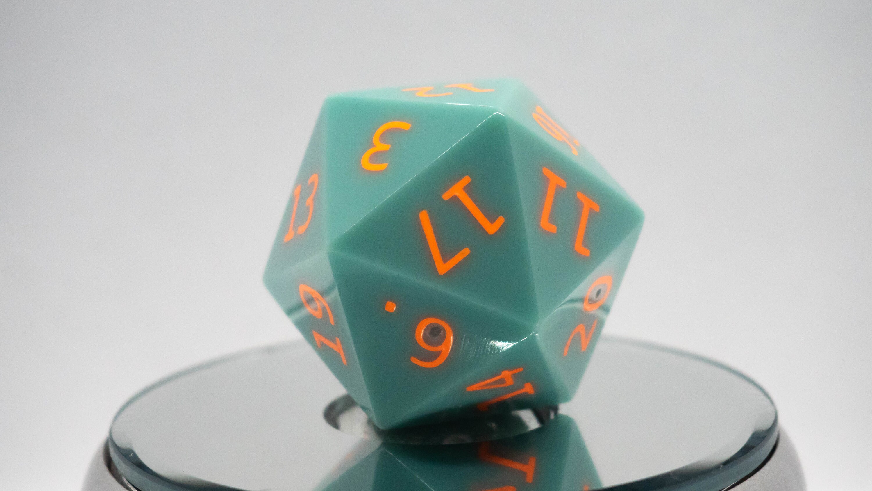 Giant 3d Printed D20 Dice Polished and Painted by Hands - Etsy