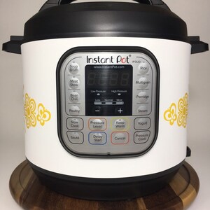 15 Colors Butterfly Gold White Background Instant Pot Wrap. Premium Non ...