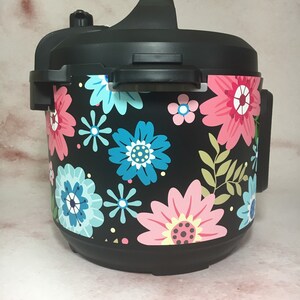 16 Colors Vivid Flowers Colored Background Instant Pot Wrap Instapot ...