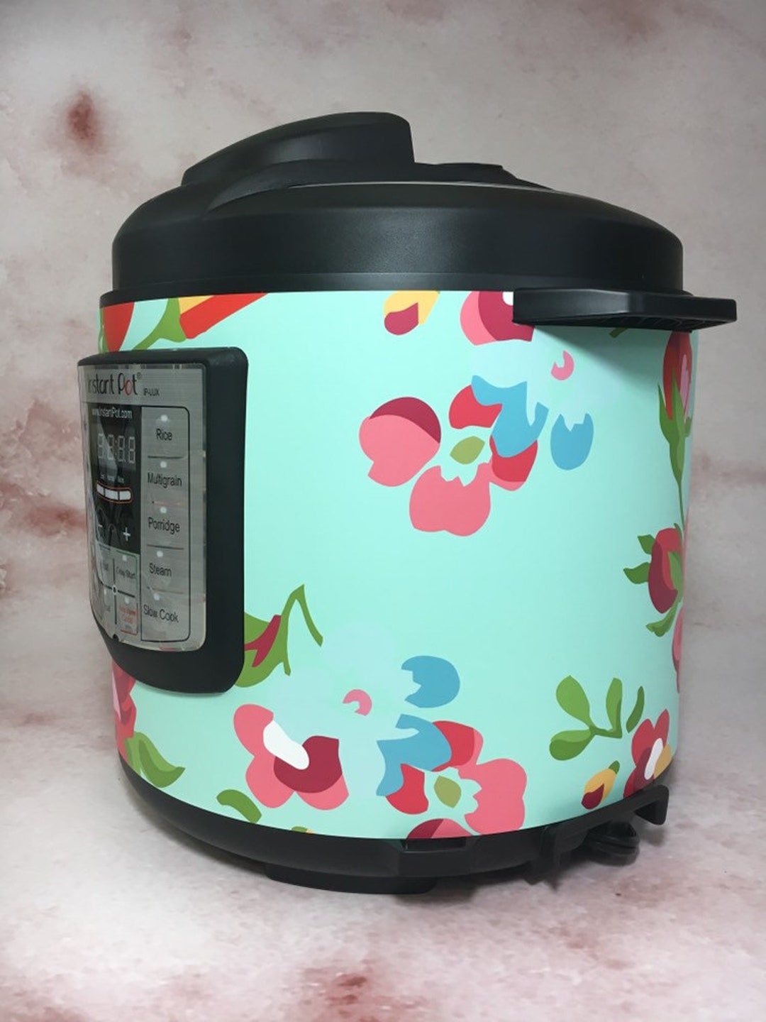 16 Colors Large Floral Colored Background Instant Pot Wrap. Premium Non ...