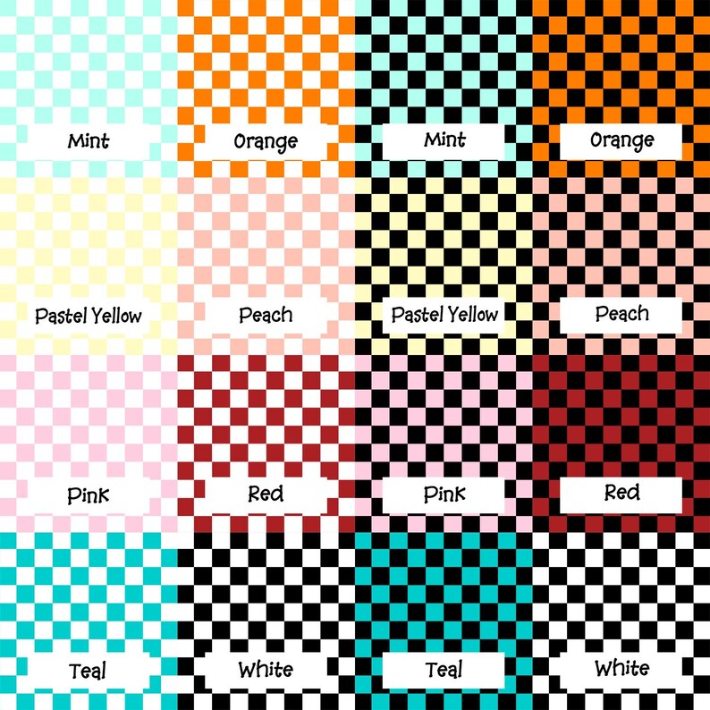 29 Color Combos Small Checker Pattern Instant Pot Wrap - Etsy