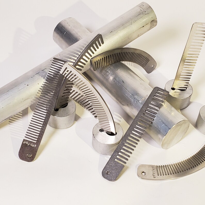 Curved Stainless Steel Comb - Etsy