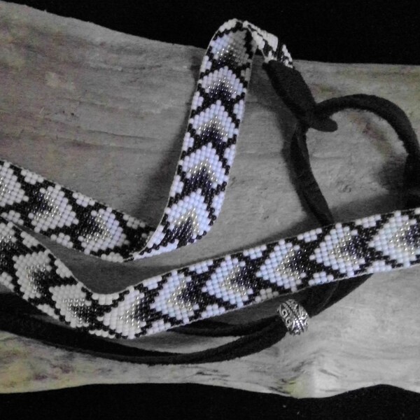 Rattlesnake Hat Band - Etsy