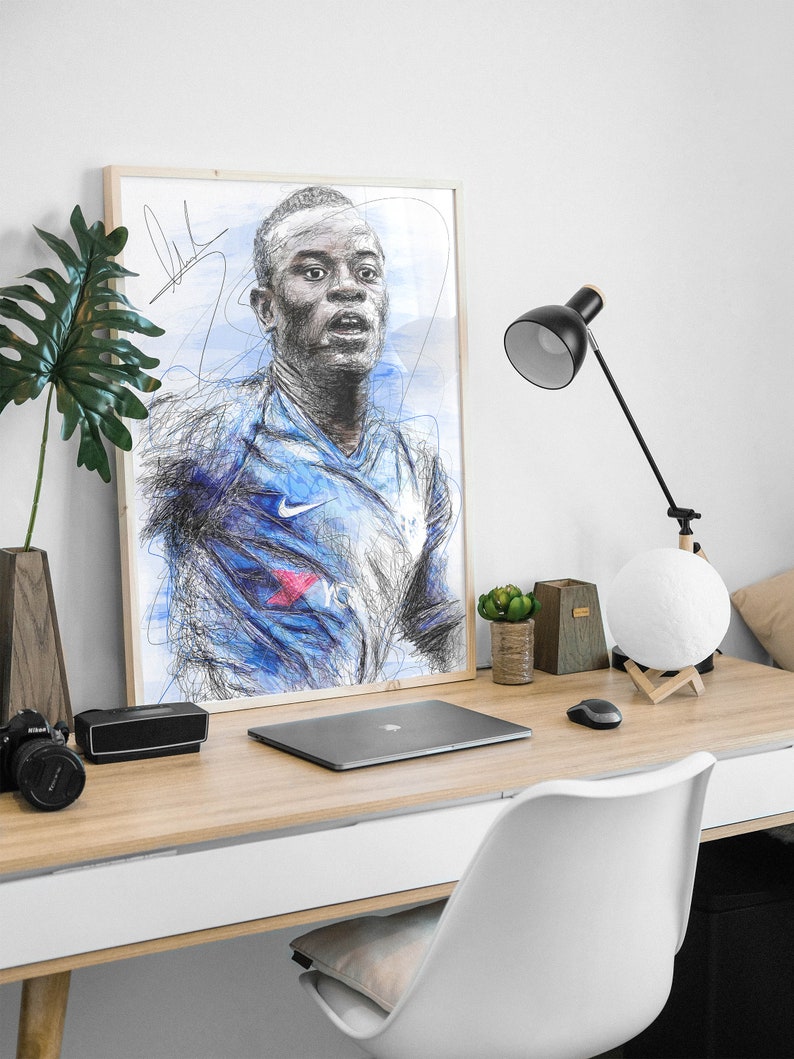 N'golo Kante Poster Kante Print Chelsea Wall Art - Etsy UK