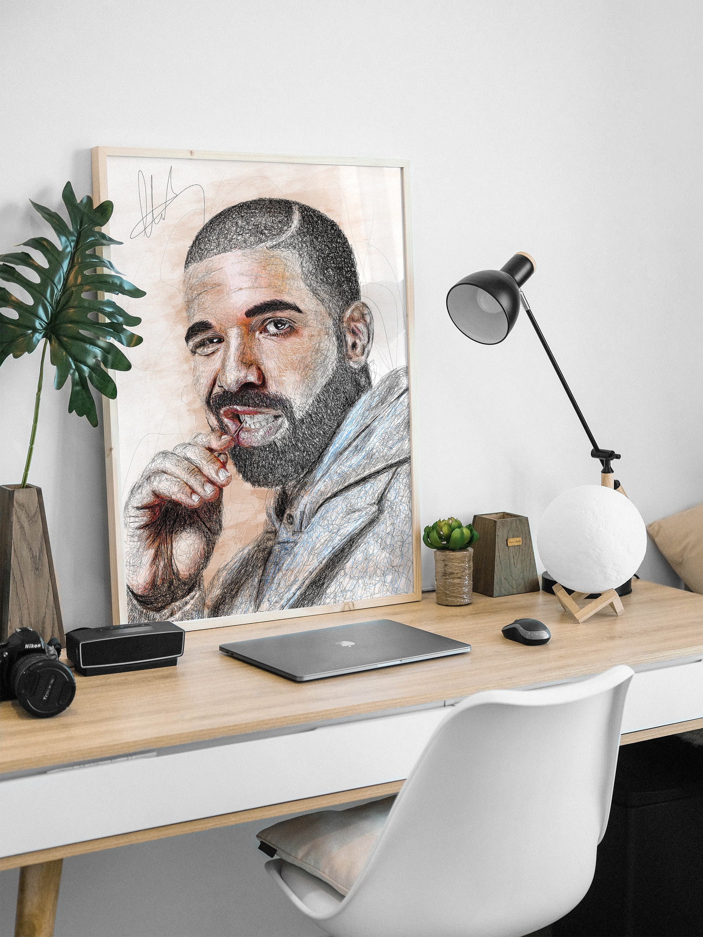 Drake Poster, Drake Wall Art, Drake Print, Drizzy Drake Poster, Rapper ...