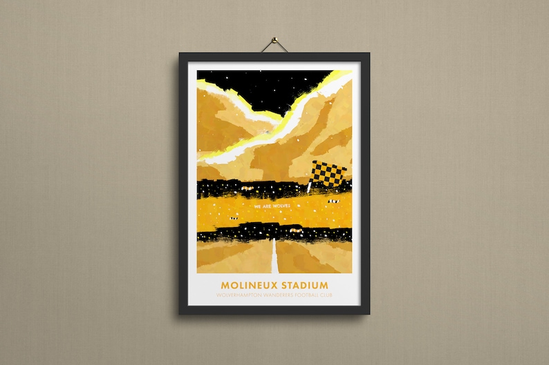 Wolves Poster Wolves Print Wolverhampton Wanderers Wall Art - Etsy UK