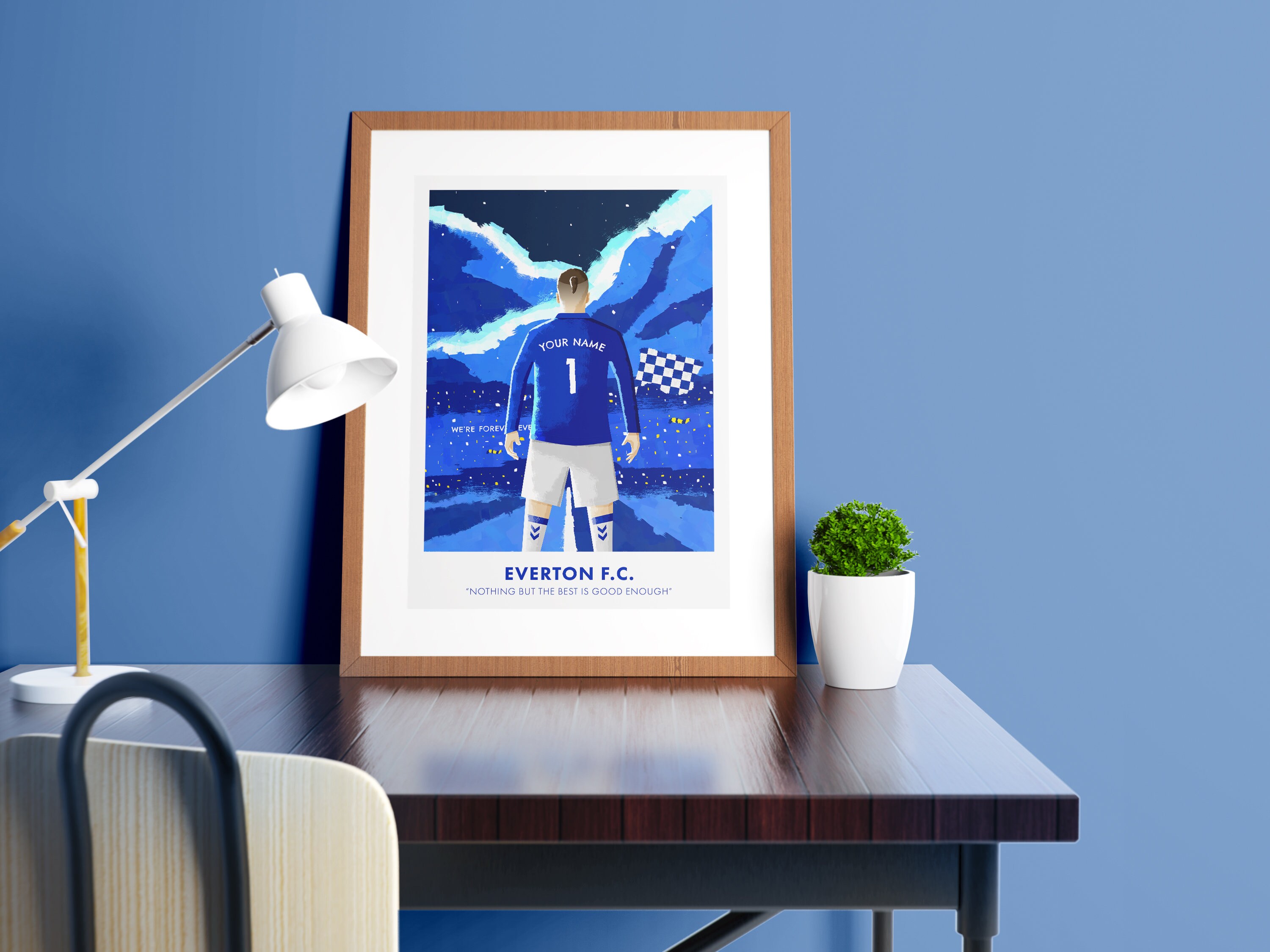 Everton Personalised Print Everton FC Custom Everton Wall - Etsy Australia