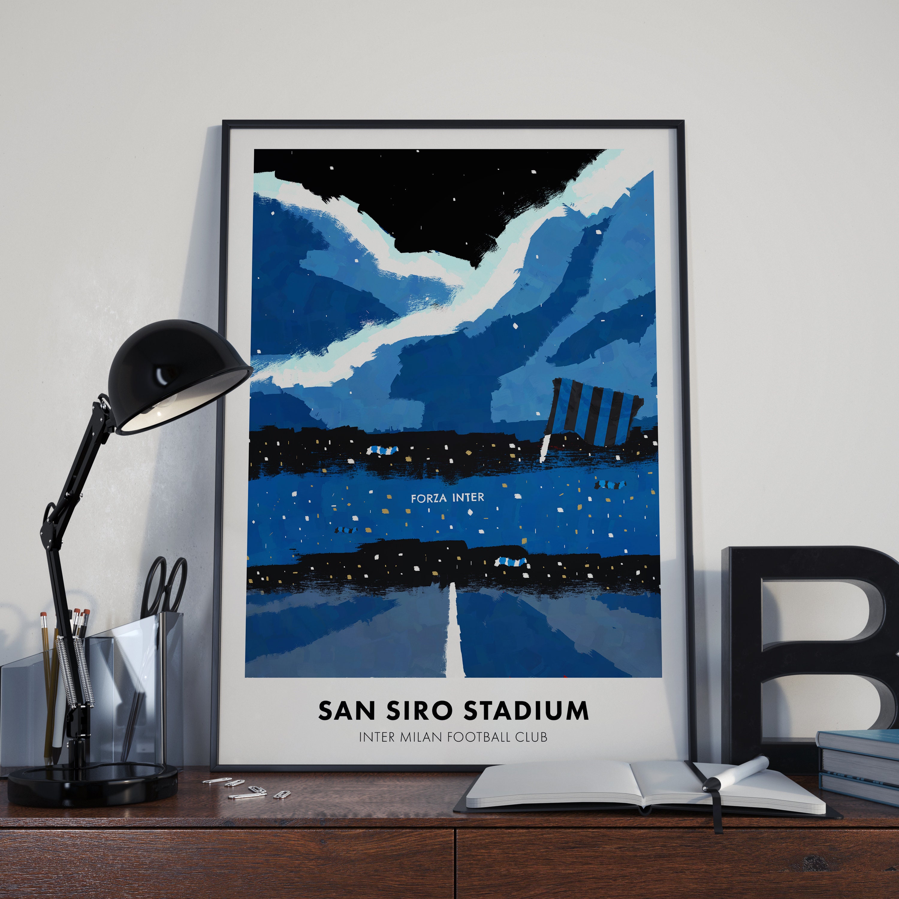 Inter Milan Poster Inter Milan Print Inter Milan Wall Art - Etsy