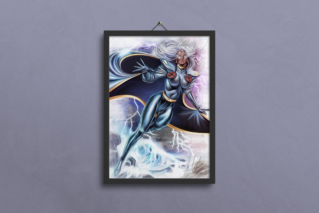 Storm Poster, Storm Print, Storm Art, X-men Prints, X-men Wall Art, X ...