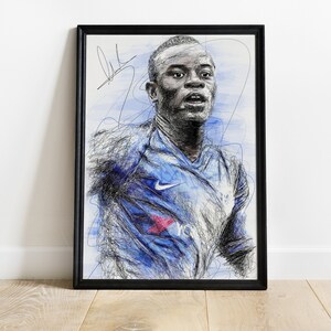 N'golo Kante Poster Kante Print Chelsea Wall Art - Etsy UK