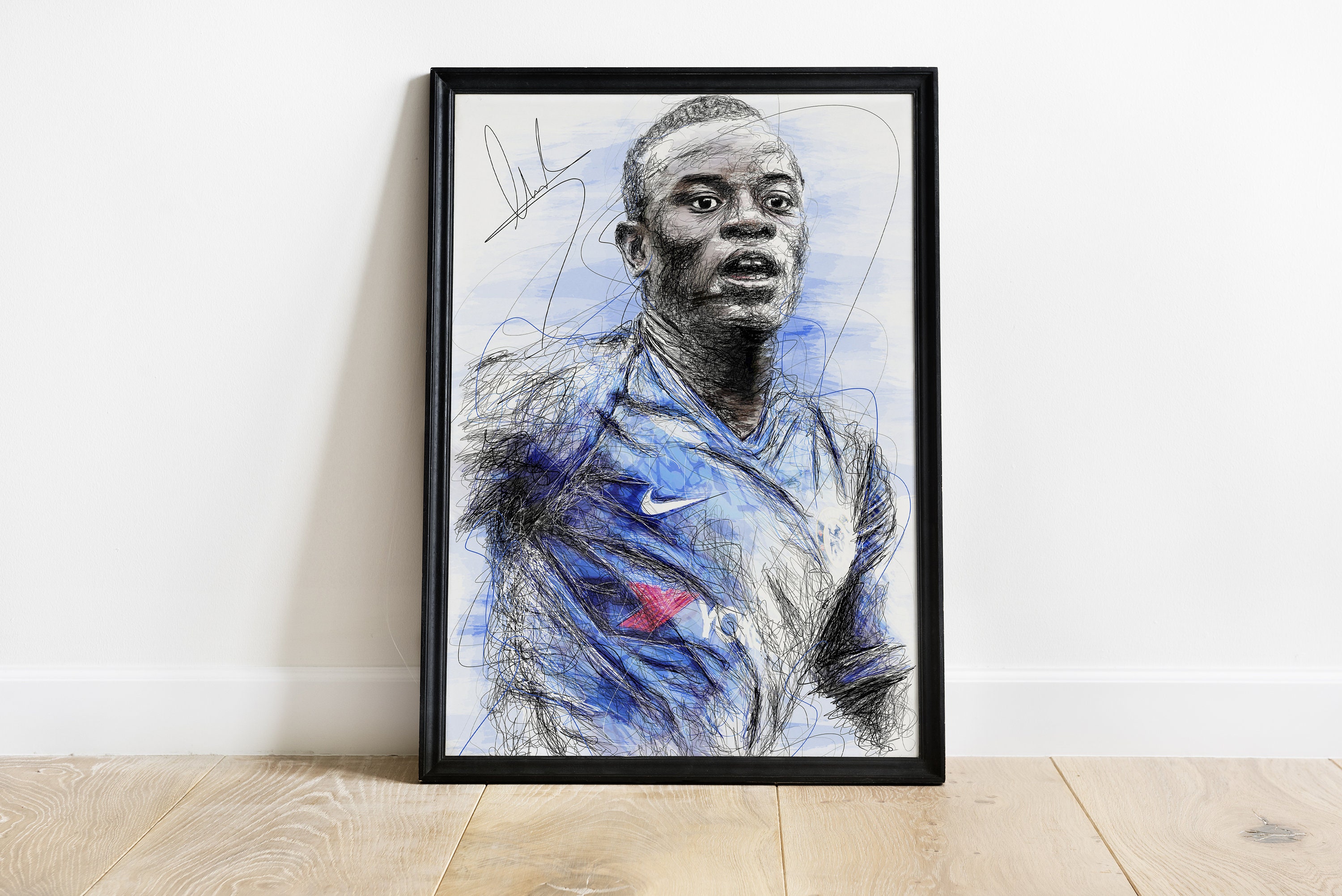 N'golo Kante Poster Kante Print Chelsea Wall Art - Etsy UK