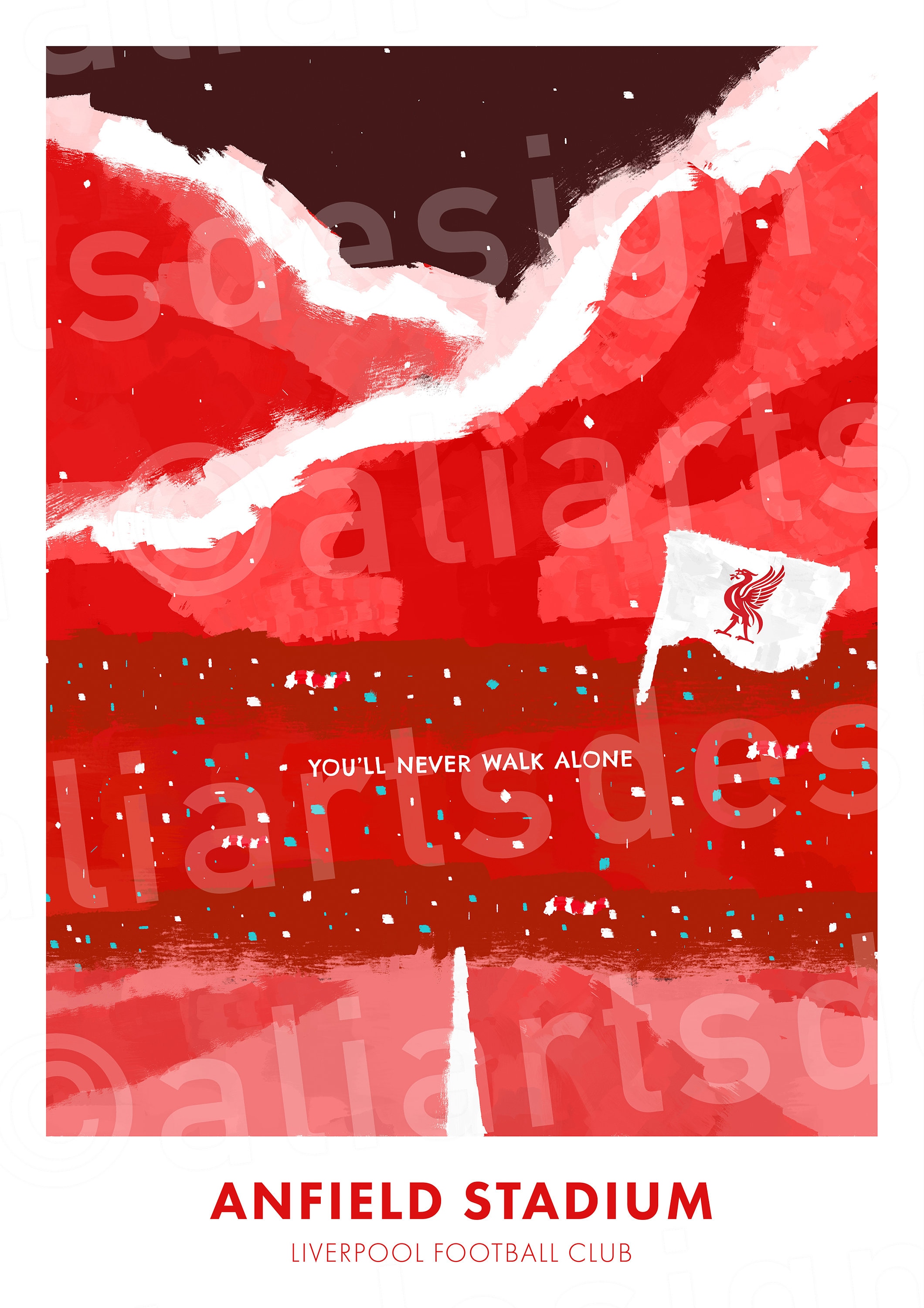 Liverpool Poster Liverpool Print Liverpool Wall Art Anfield - Etsy