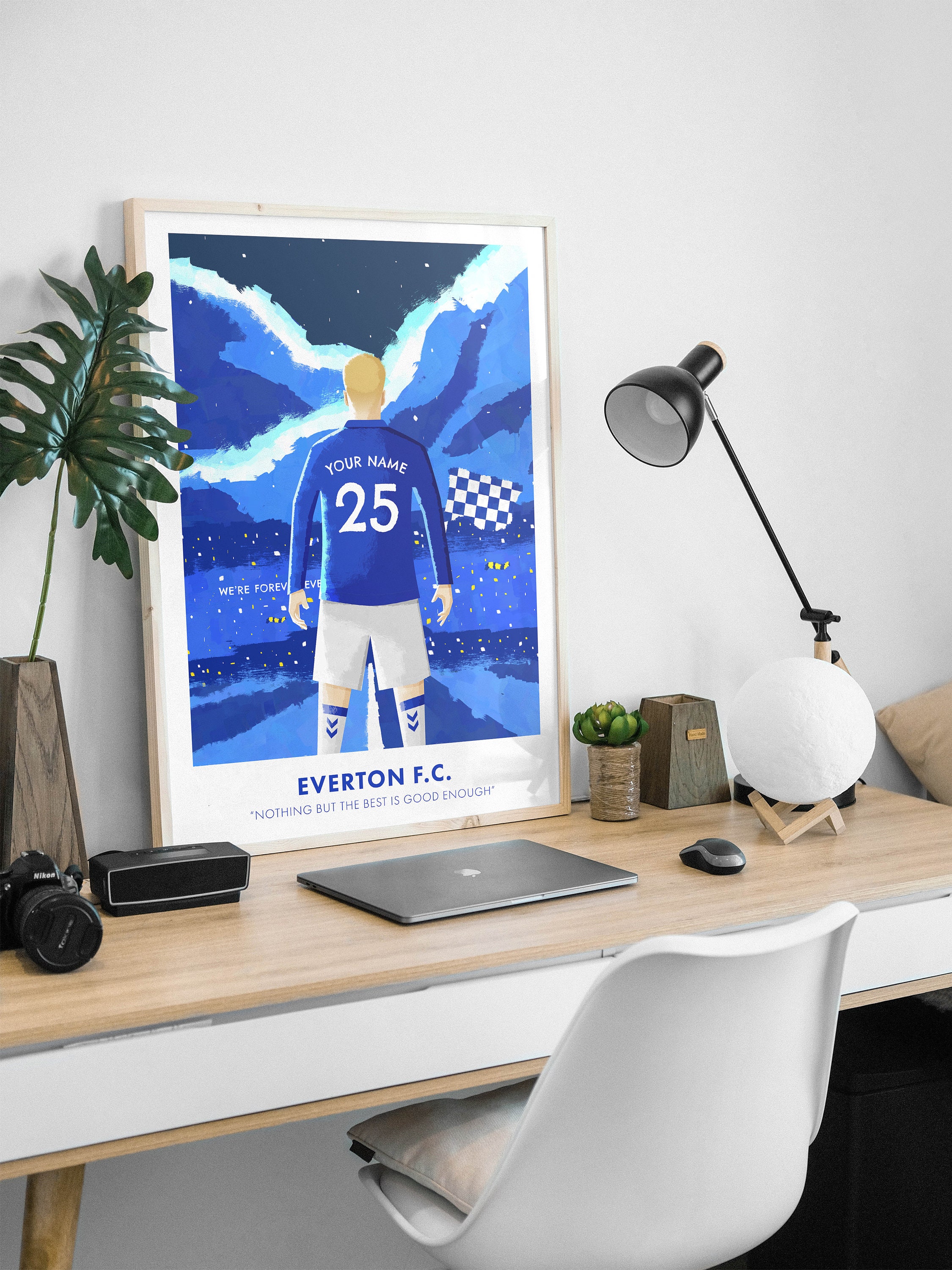 Everton Personalised Print Everton FC Custom Everton Wall - Etsy Australia