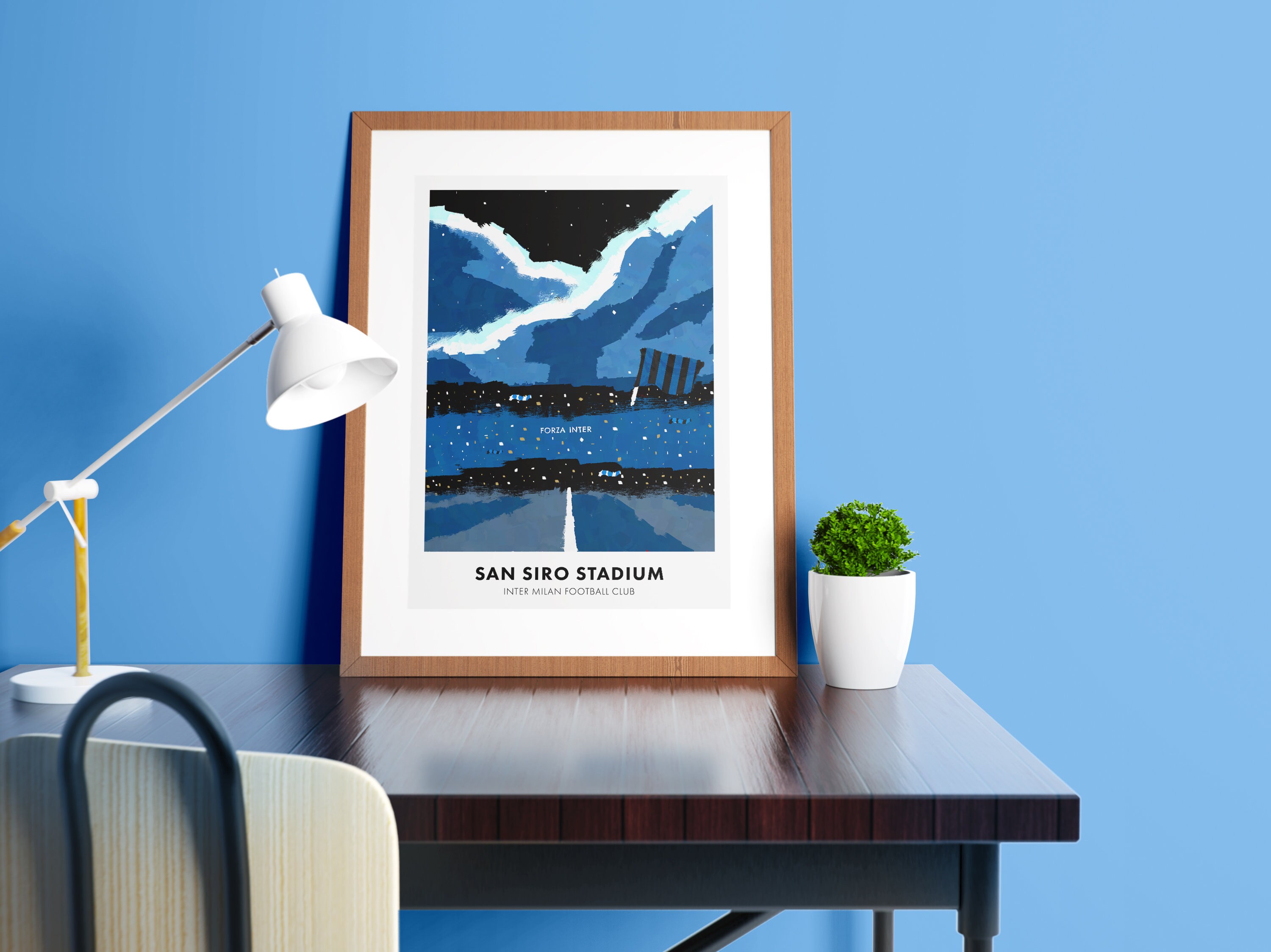 Inter Milan Poster Inter Milan Print Inter Milan Wall Art - Etsy