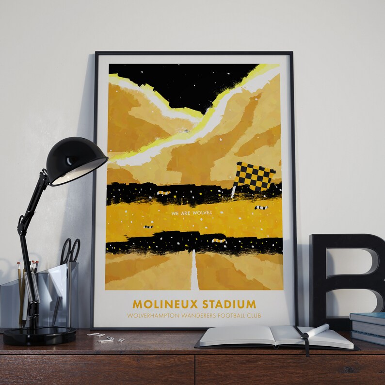 Wolves Poster Wolves Print Wolverhampton Wanderers Wall Art - Etsy UK