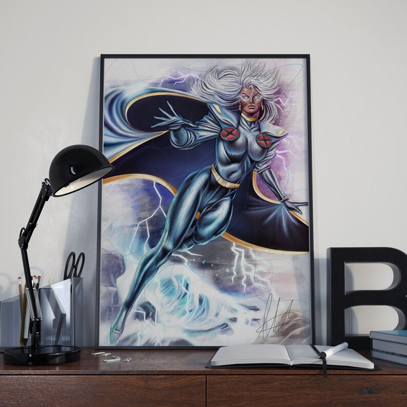 Storm Poster Storm Print Storm Art X-men Prints X-men Wall - Etsy