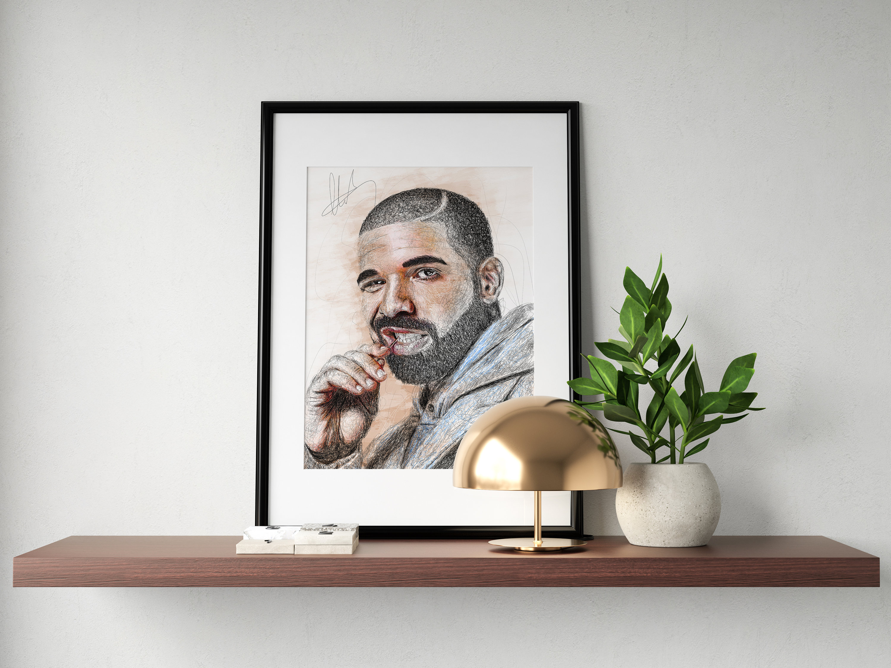 Drake Poster, Drake Wall Art, Drake Print, Drizzy Drake Poster, Rapper ...
