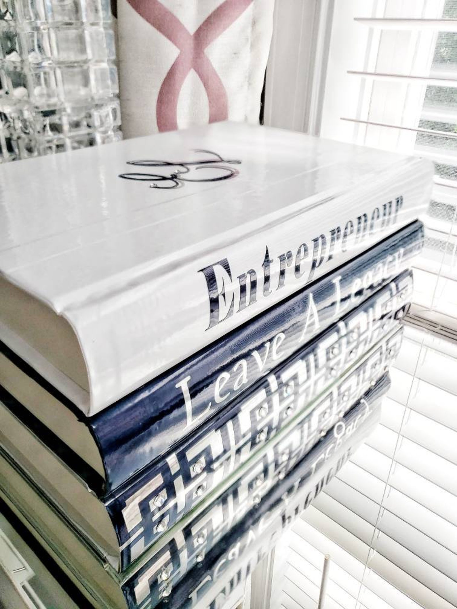 CUSTOM ORDER Choose Your Own Wording Glam Coffee Table Books. - Etsy