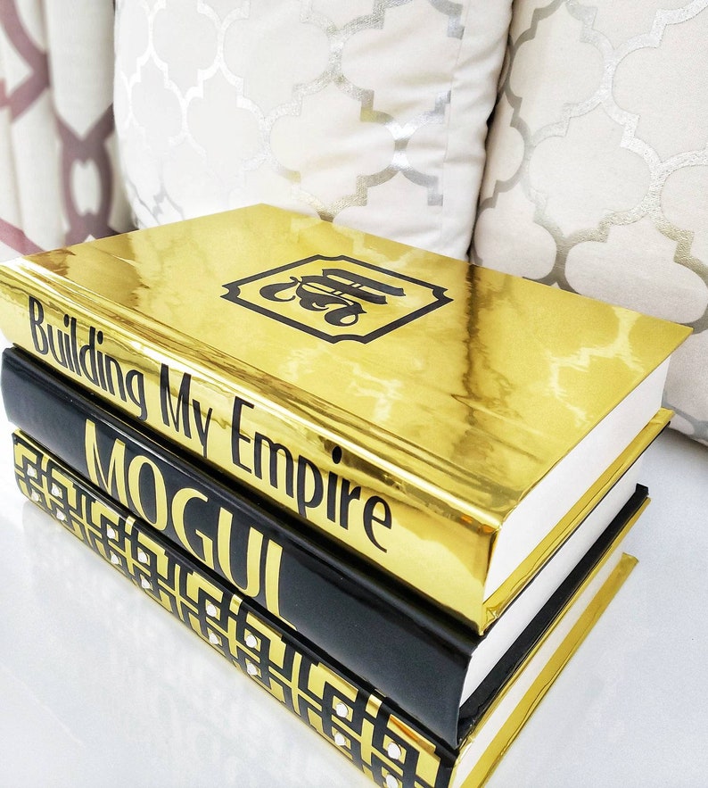 CUSTOM ORDER choose your own wording glam coffee table books | Etsy