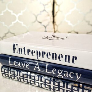 CUSTOM ORDER Choose Your Own Wording Glam Coffee Table Books ...