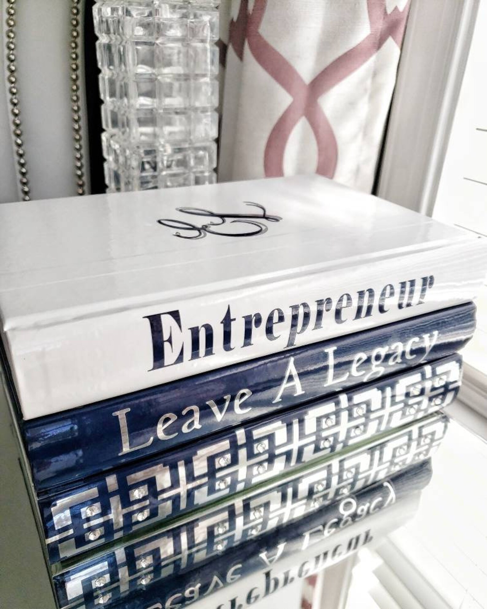 CUSTOM ORDER Choose Your Own Wording Glam Coffee Table Books. - Etsy