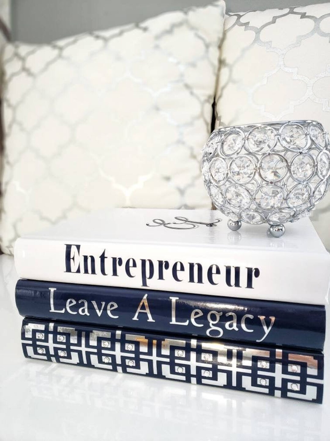 CUSTOM ORDER Choose Your Own Wording Glam Coffee Table Books ...