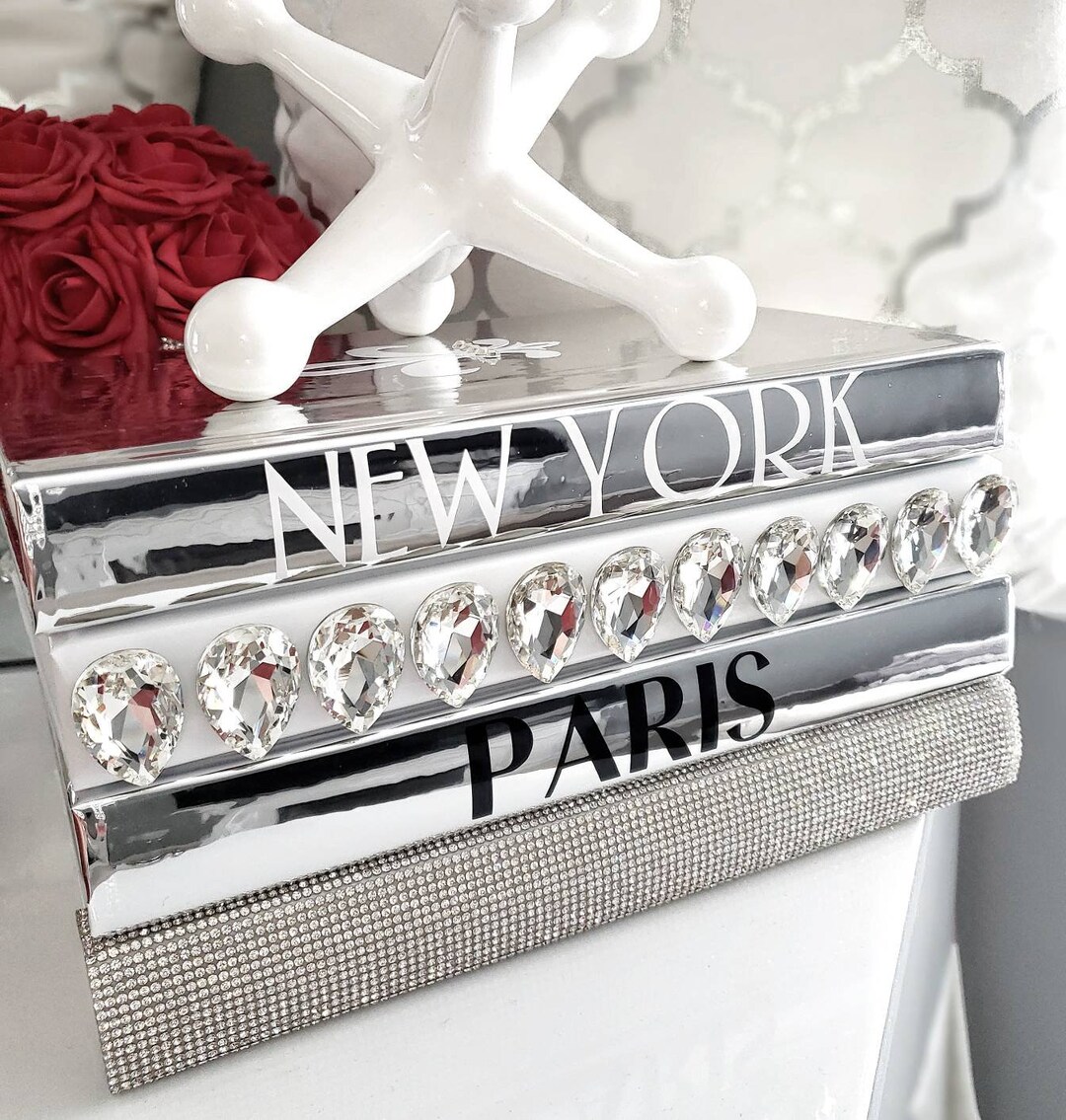 CUSTOM ORDER Choose Your Own Wording New York Glam Coffee Table Books ...