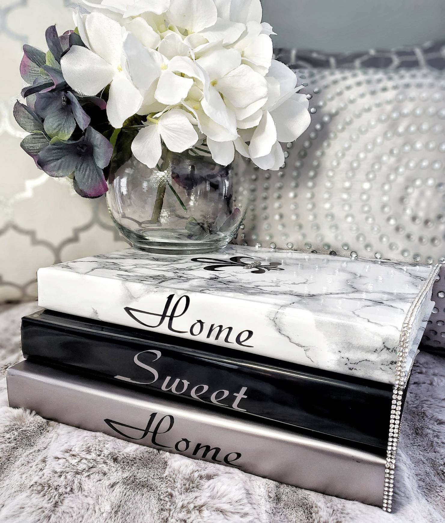 CUSTOM ORDER Choose Your Own Wording Home Sweet Home Glam Coffee Table ...