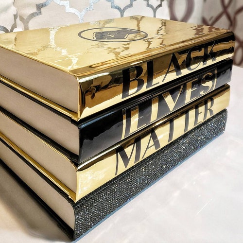 Black Lives Matter Silver and Black Glam Coffee Table Books - Etsy