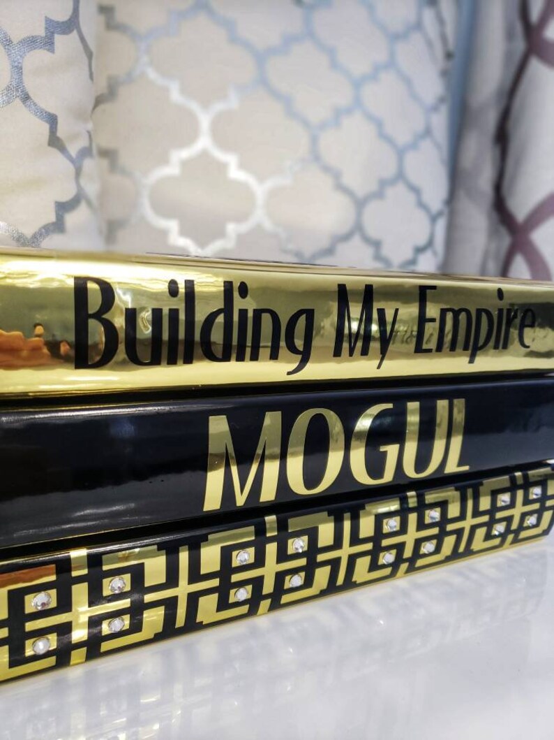 CUSTOM ORDER choose your own wording glam coffee table books | Etsy