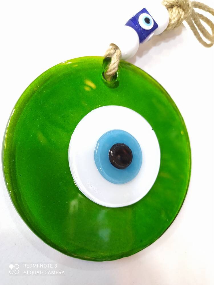 Green Evil Eye Decor Evil Eye Wall Hanging Pink Evil Eye | Etsy