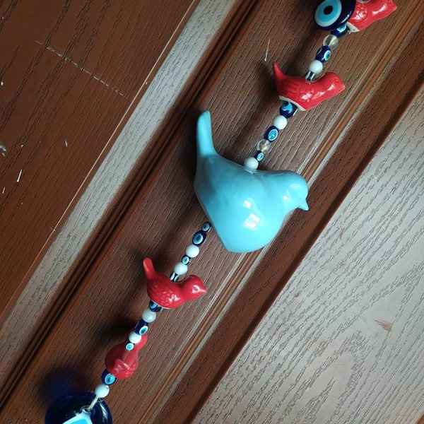 Ceramic Bird Ornaments - Etsy