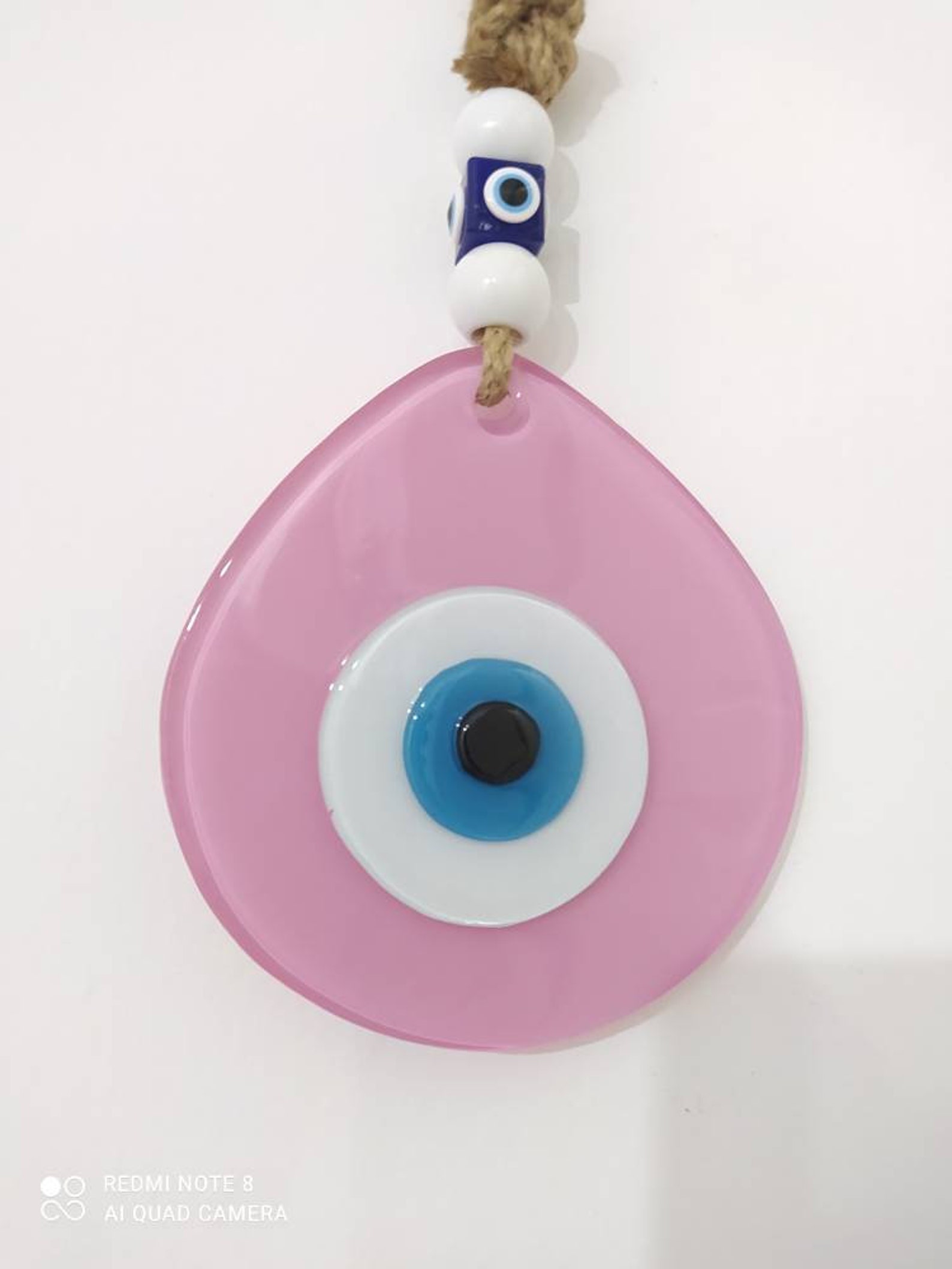 Pink Drop Evil Eye Evil Eye Home Evil Eye Art Evil Eye Decor Evil Eye ...