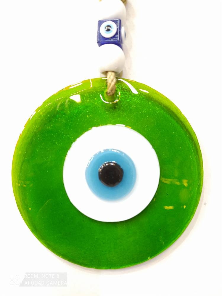 Green Evil Eye Decor Evil Eye Wall Hanging Pink Evil Eye | Etsy