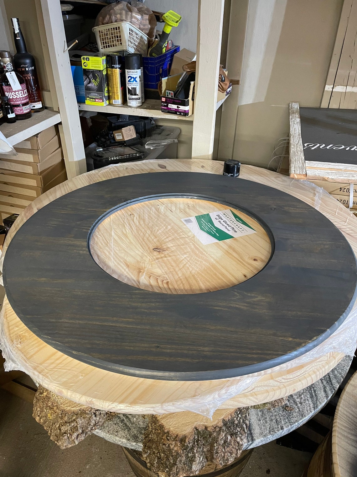 Table Top w Glass Insert | Etsy