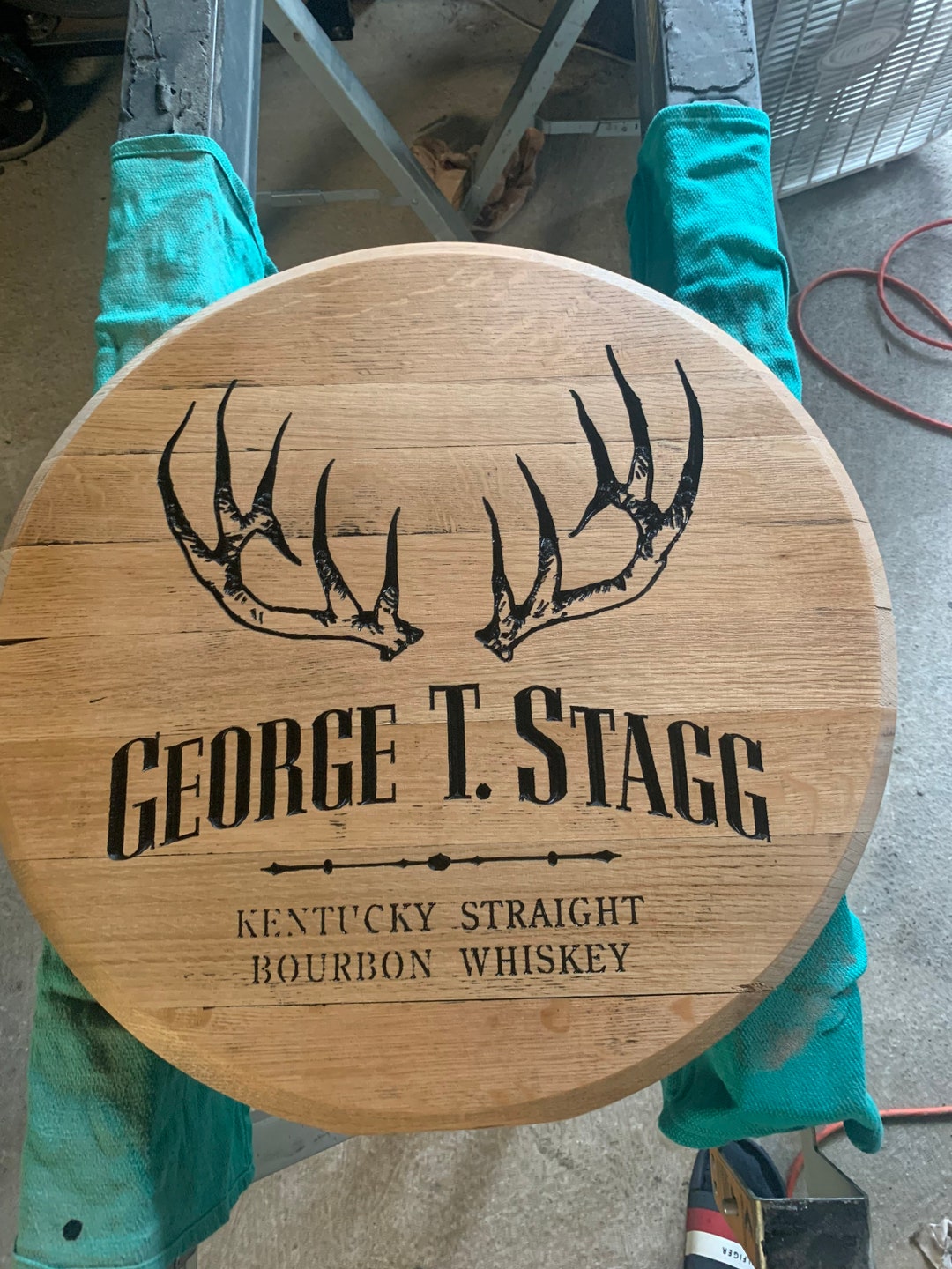 George T Stagg Engraved Barrel Head - Etsy