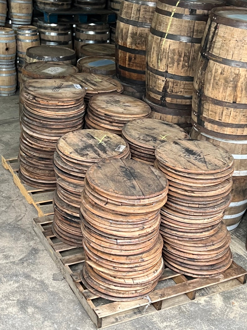 Used Bourbon Barrel Heads - Etsy
