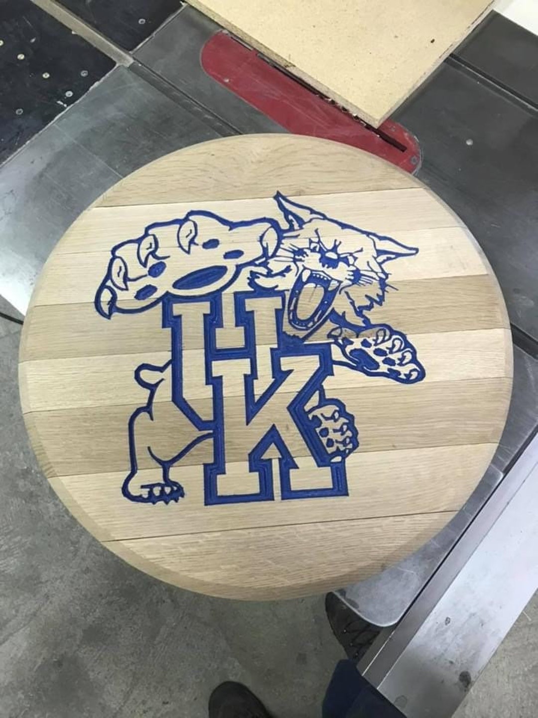 Kentucky Wildcats Engraved Barrel Head - Etsy