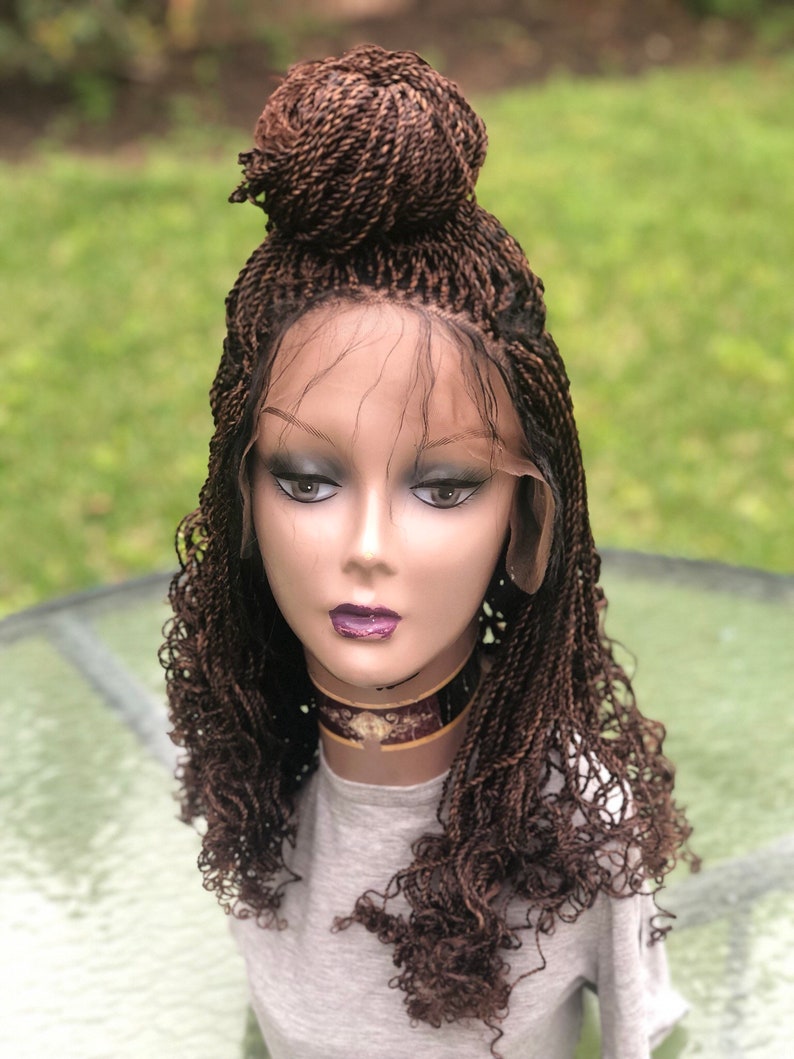 Braided Lace Wig Colors 33and30 Its 18inches Long The Wig Etsy